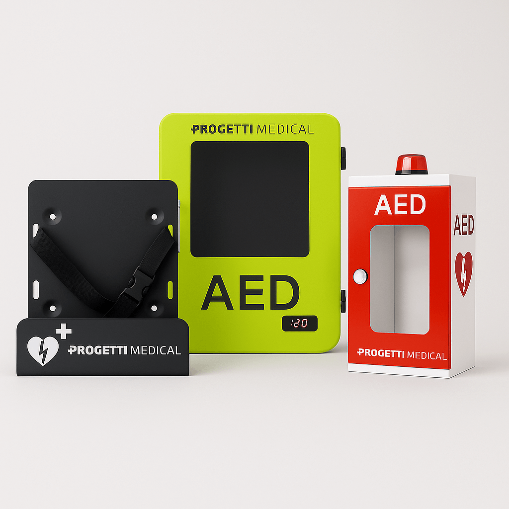 AED skåp/hållare – progetti-medical